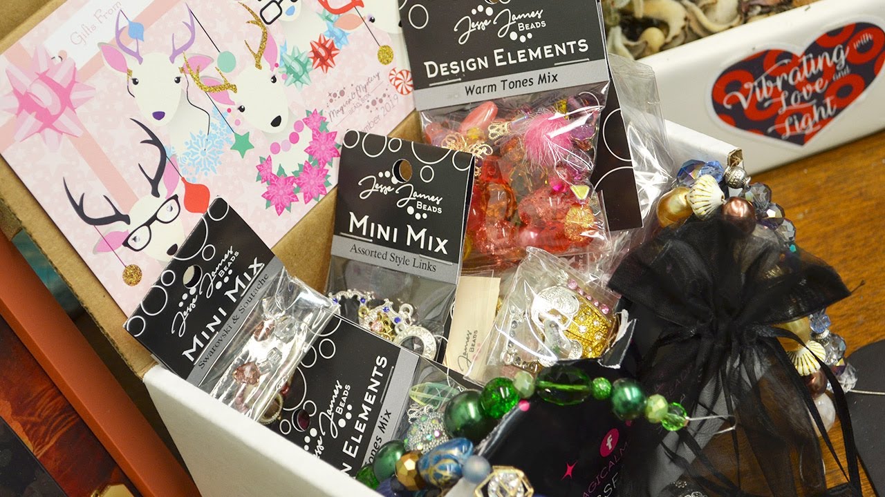 Ready, Set, Unbox! December Magical Mystery Bead Box 2019 & Tucson ...
