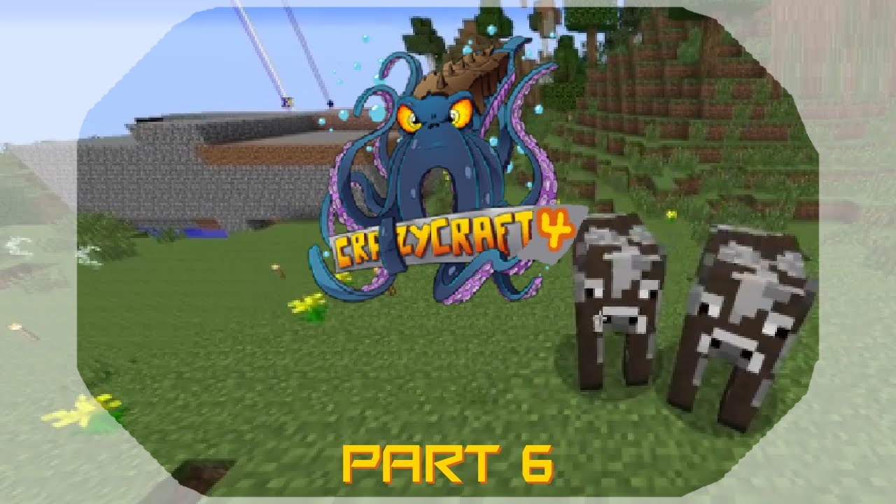 Setting up the Base | Crazy Craft 4 (Slightly Modified) Part VI - YouTube