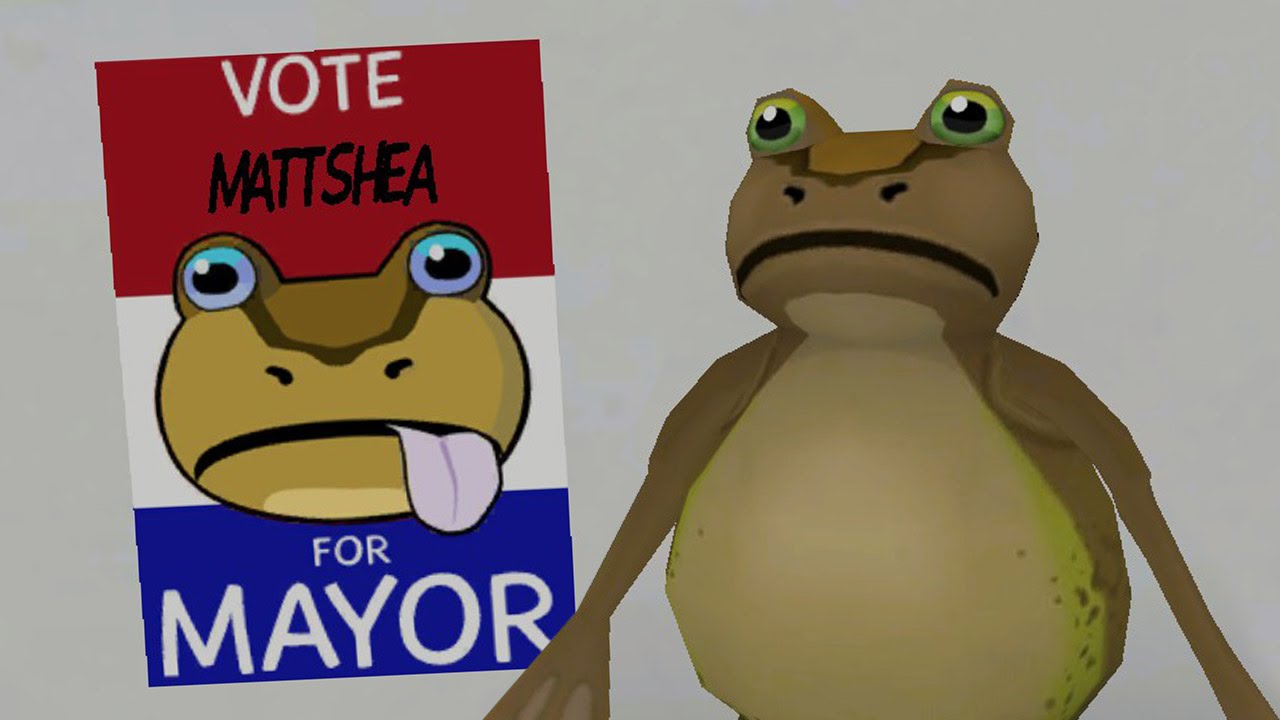 VOTE MATT FOR MAYOR! - The Amazing Frog - YouTube