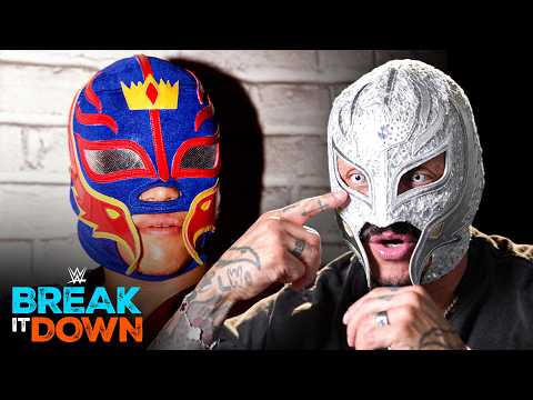 Rey Mysterio reacts to his iconic masks over the years: WWE Break It Down