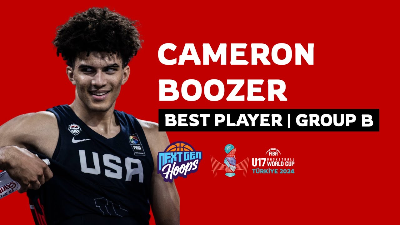 Cameron Boozer (USA) - Best Player in Group B I FIBA U17 Basketball ...