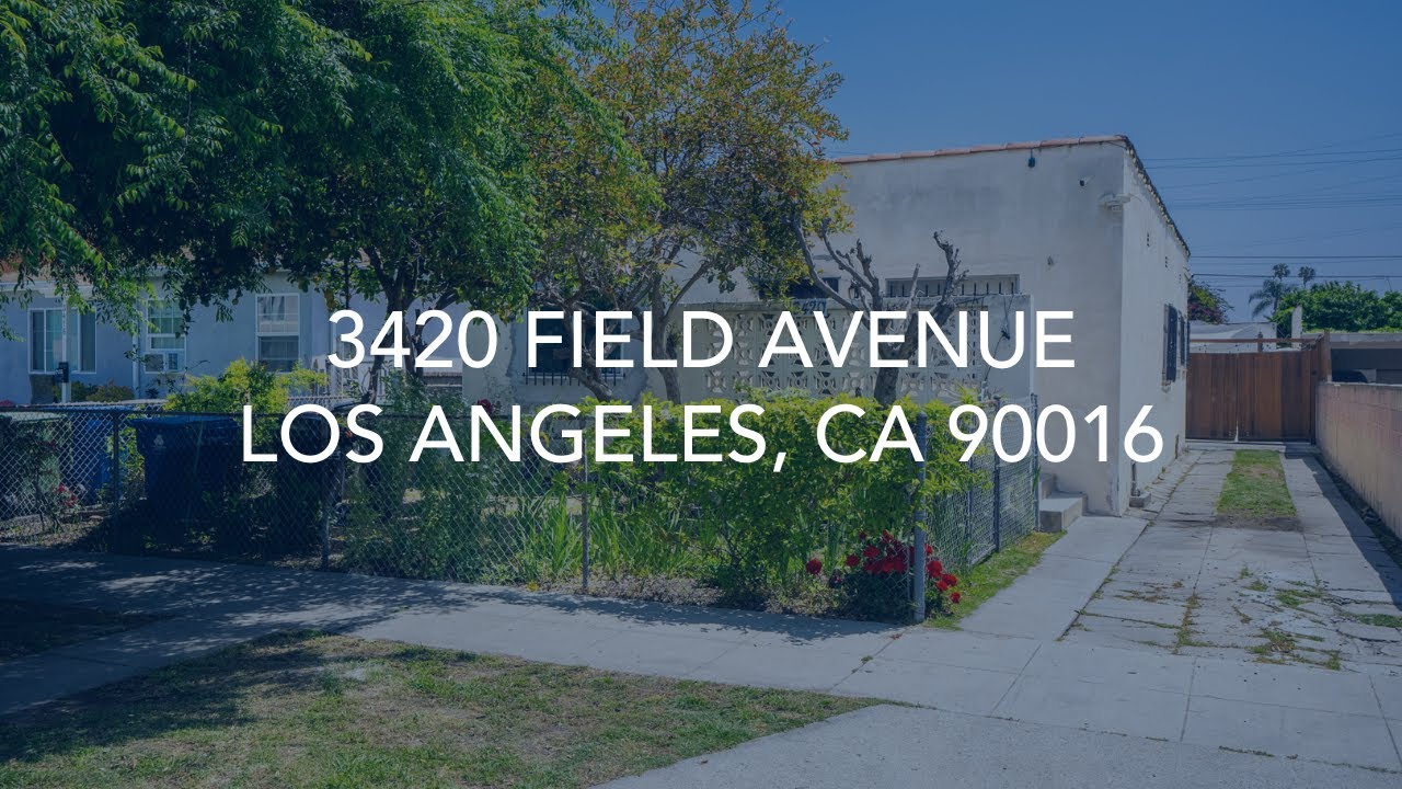 3420 Field Avenue, Los Angeles, CA 90066 - YouTube