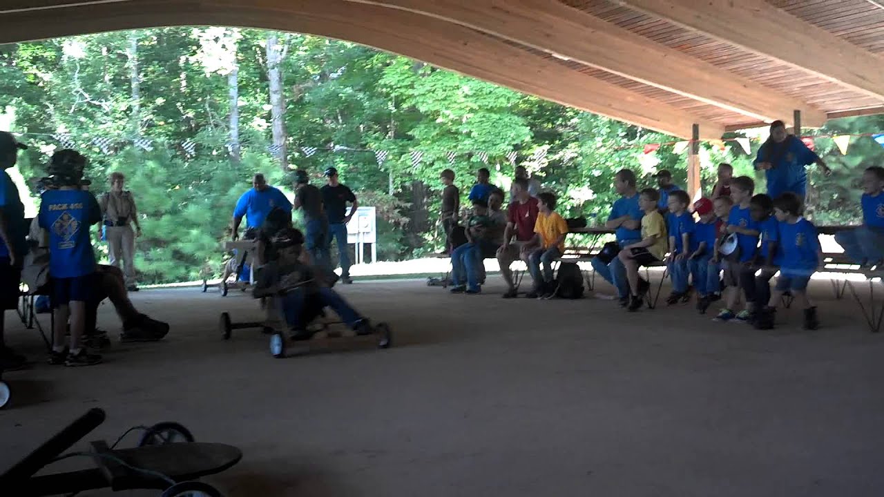 Cub Scouts Push Cart Derby 7 - YouTube