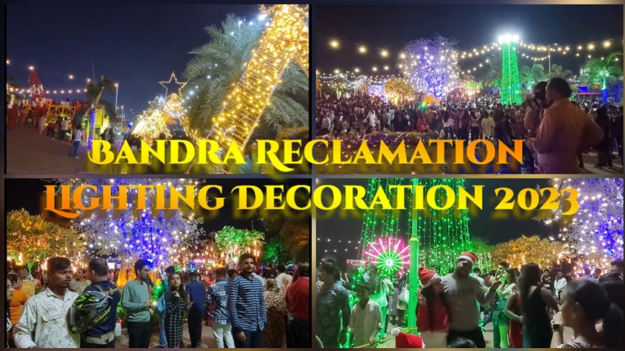 Bandra Reclamation Famous lighting and Mount Merry Church fair # ...