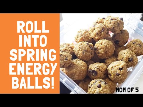 Roll Into Spring Energy Balls! // Easy Vegan Recipe - YouTube