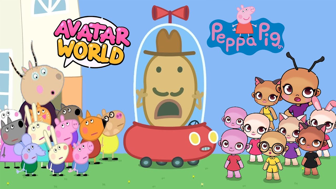 Peppa Pig and SUPER POTATO in Avatar World | PAZU - YouTube