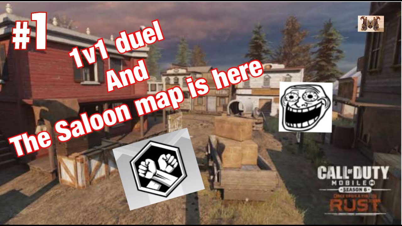Awesome 1v1 duel and latest map saloon is here!!!| COD mobile - YouTube