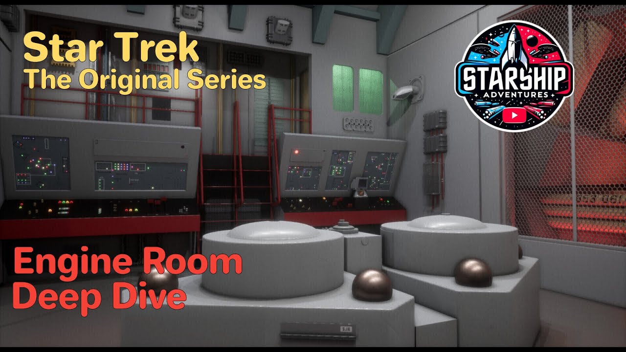 🔴Star Trek The Original Series Engineering Room Deep Dive - From Neutral Zone Studios in ...