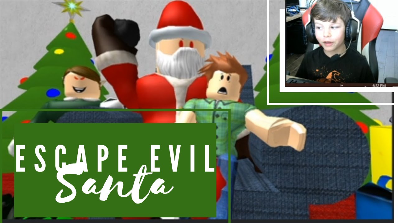 Escape Evil Santa Obby ROBLOX with Astroskullkid - YouTube
