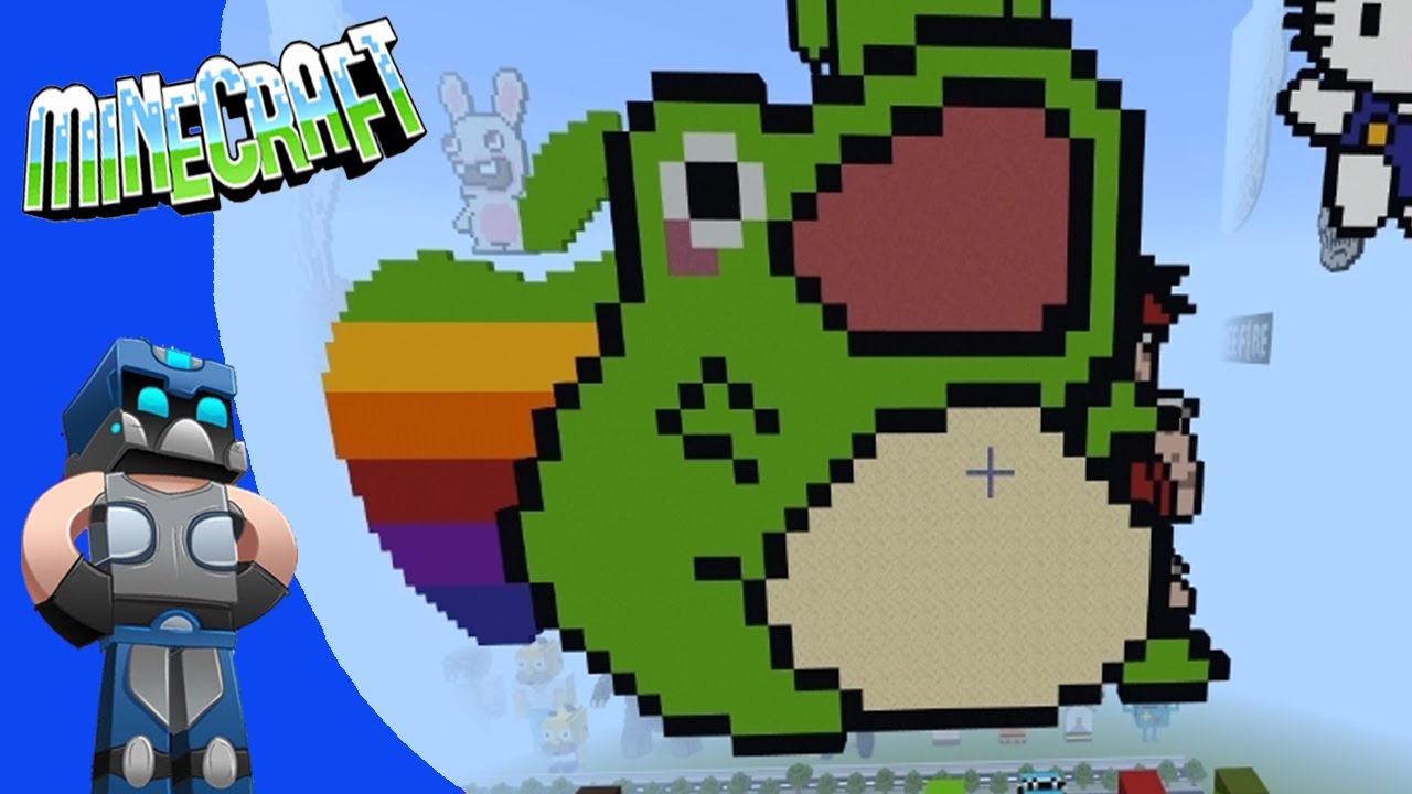Minecraft Pixel art Rana - Como hacer una rana en Minecraft - YouTube