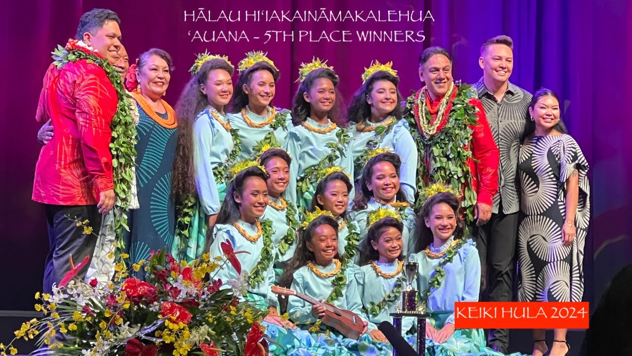 Keiki Hula 2024 - 'Auana - Hālau Hiʻiakaināmakalehua 5th Place Winners ...