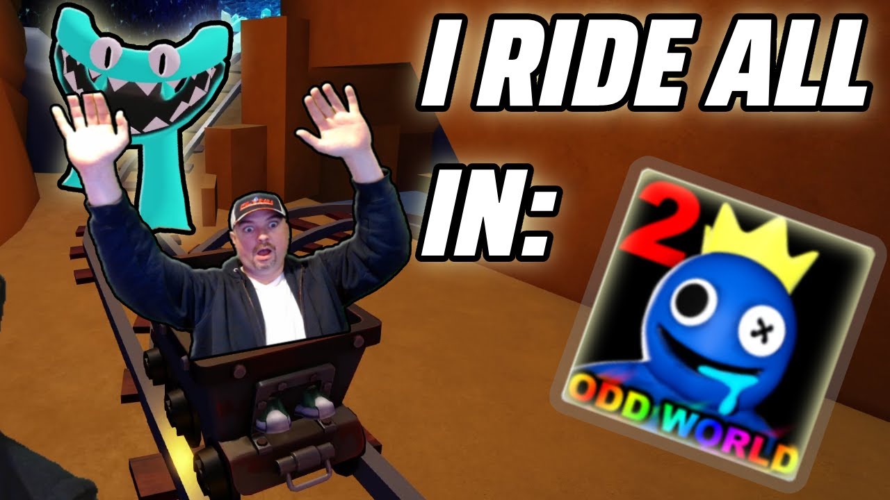 Do THIS: Riding All Rides in Rainbow Friends Chapter 2! - YouTube