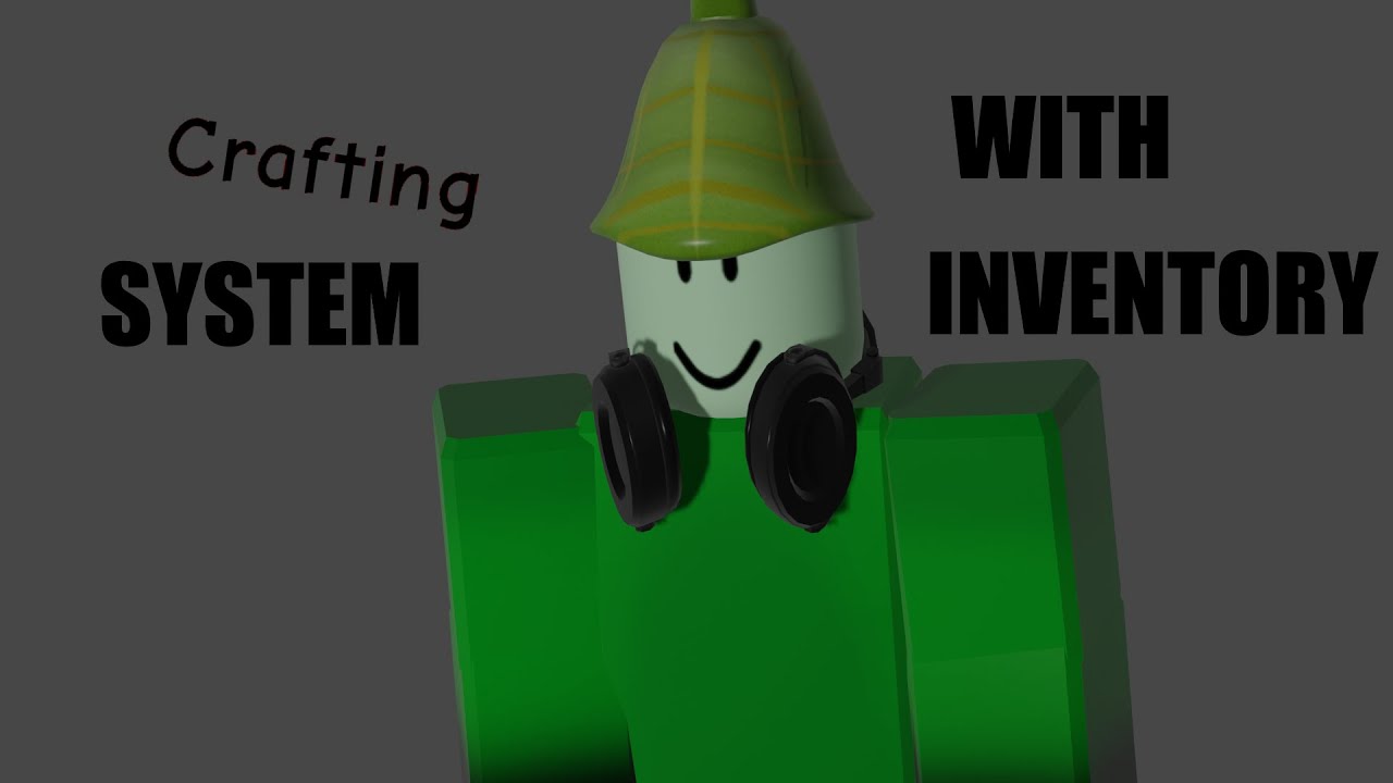 Crafting System With 3 Items That Uses Your Inventory! Roblox Studio ...
