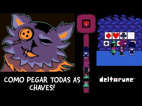 Deltarune - COMO PEGAR TODAS AS CHAVES PARA LIBERAR O JEVIL!(Broken Key ...