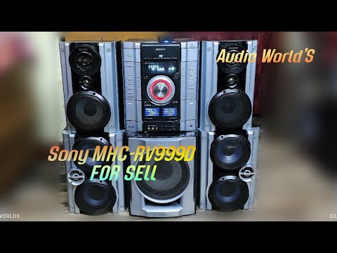 Sony mhc-RV999D for sell 9213787547 4800watt music system #audioworld # ...