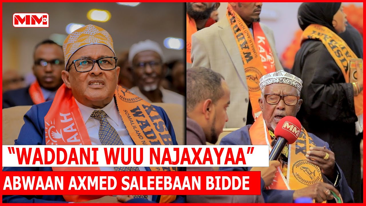 "Waddani waa Buur oo wuu najaxaya "Abwaan Axmed Saleeban Bidde - YouTube