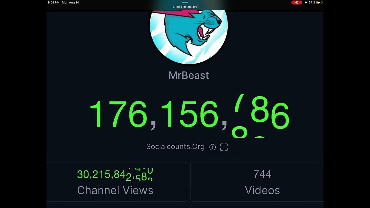 Mrbeast live sub count - YouTube