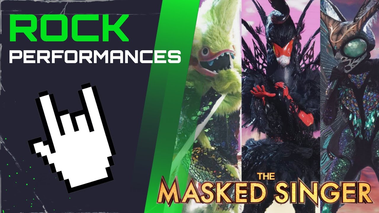 My 10 Favorite ROCK PERFORMANCES On The Masked Singer - YouTube