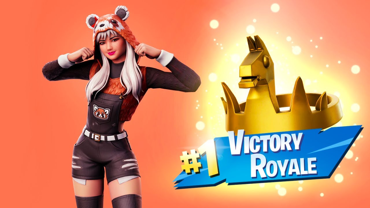 Fortnite Syd Red Panda Skin Showcase Gameplay Youtube