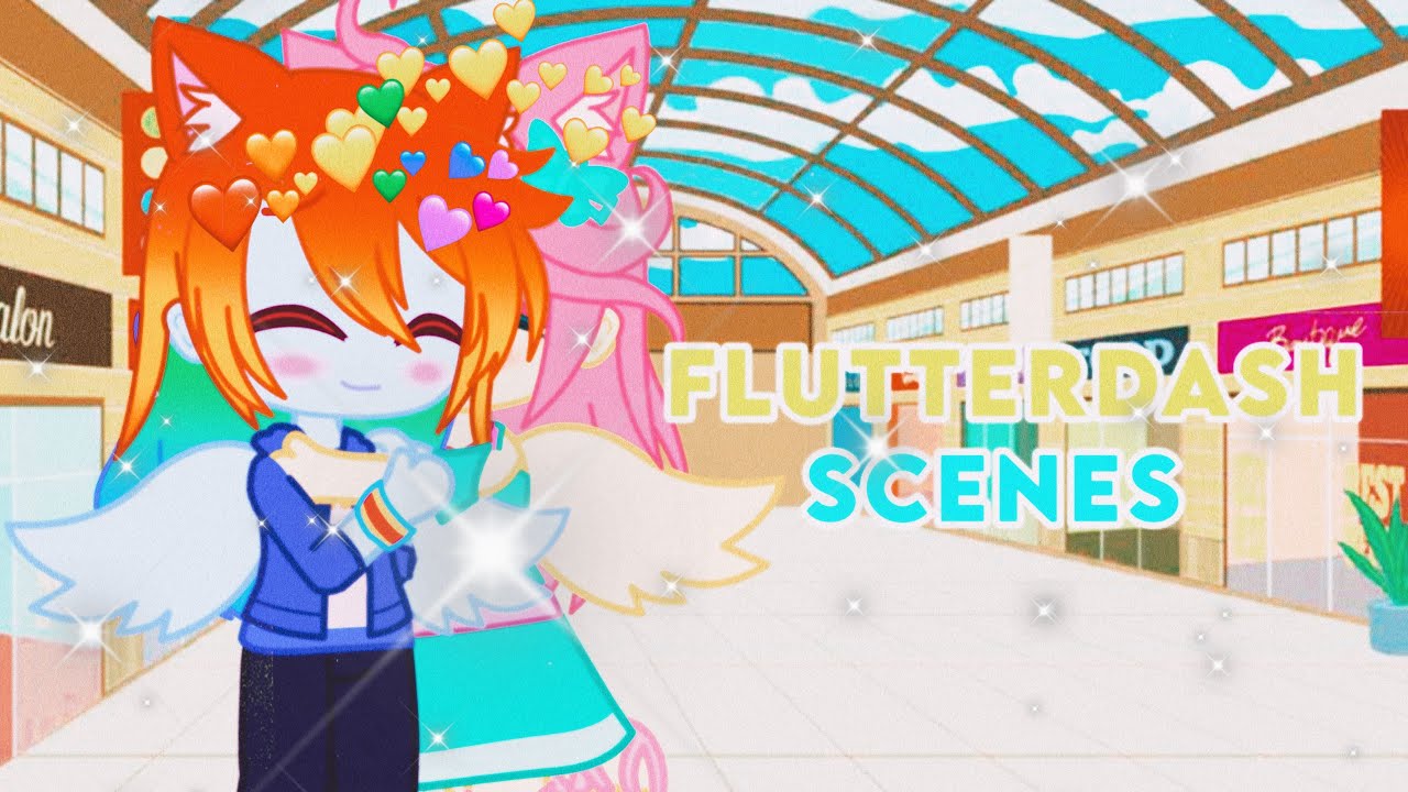 flutterdash scenes / mlp / flutterdash 🌈💛 / gacha club 🦋 - YouTube