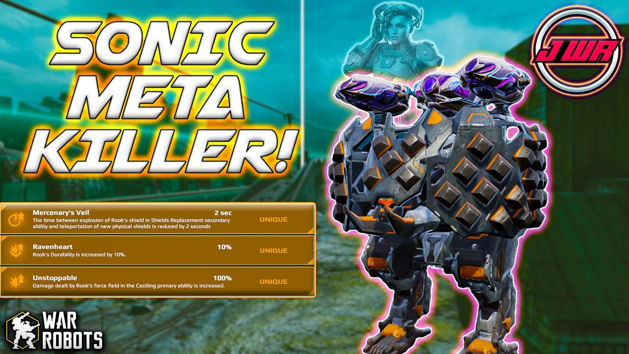[WR] This Sonic Rook Build is INSANE against META! war robots Update 10 ...