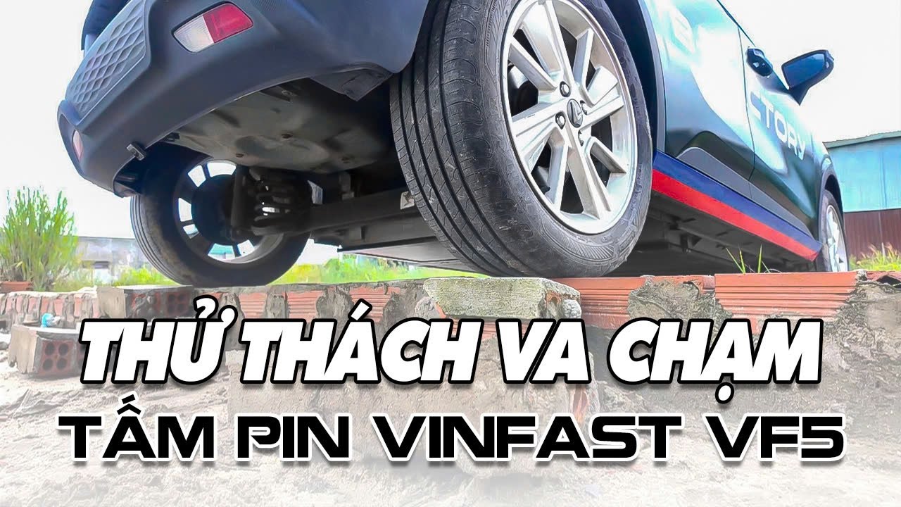 Thử thách chịu lực cực đại của tấm bảo vệ pin Vinfast Vf5 | B-FACTORY ...
