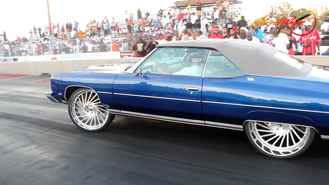 SUPER CLEAN 1973 DONK FROM SOUTH FLORIDA MAKING A TEST PASS FAST ...