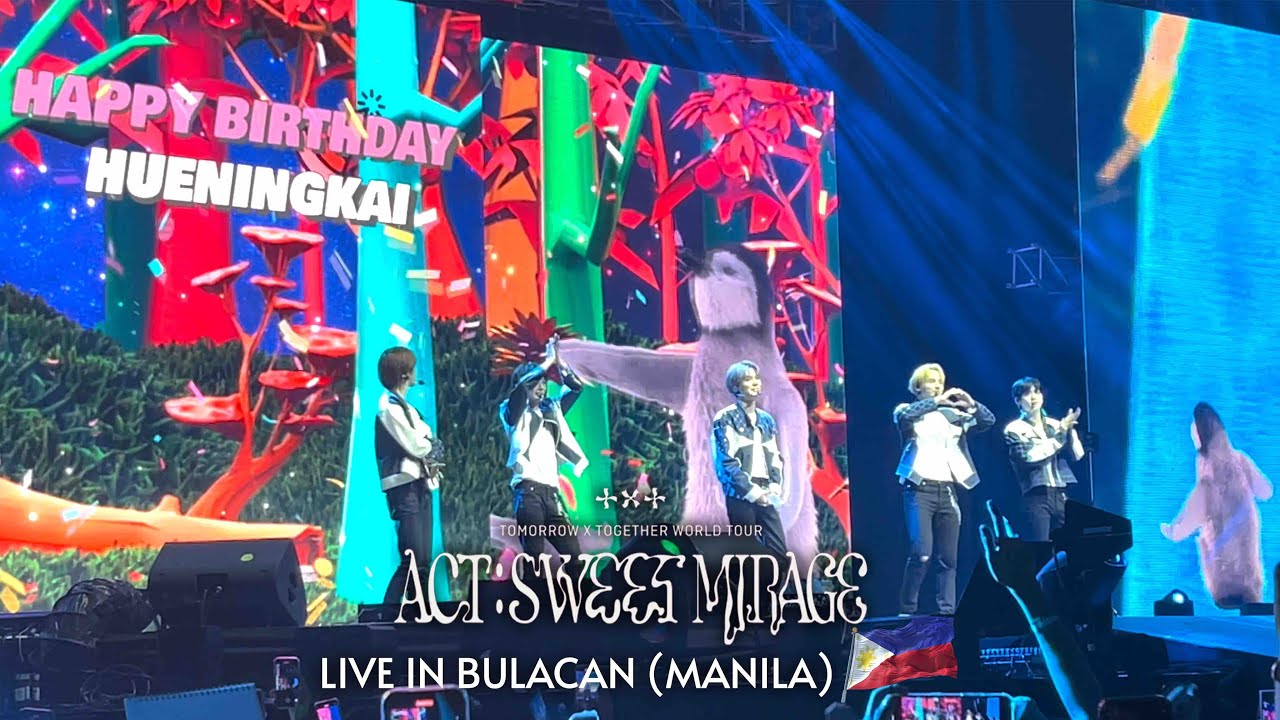 Happy Birthday Hueningkai! - TXT WORLD TOUR ACT: SWEET MIRAGE Live in ...