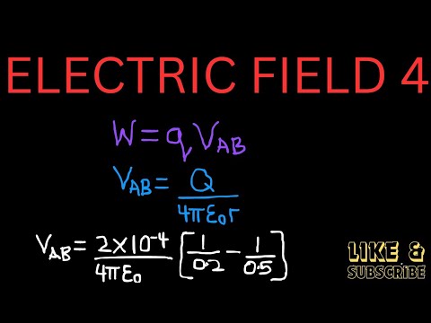 ELECTRIC FIELD 4: WORK DONE IN AN ELECTRIC FIELD AND ELECTRIC POTENTIAL ...