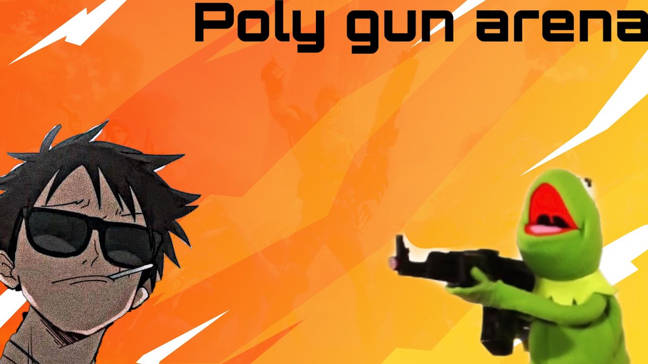 Playing poly gun arena - YouTube