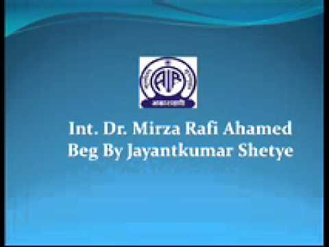 Interview Dr Mirza Rafi Ahmed Beg - YouTube