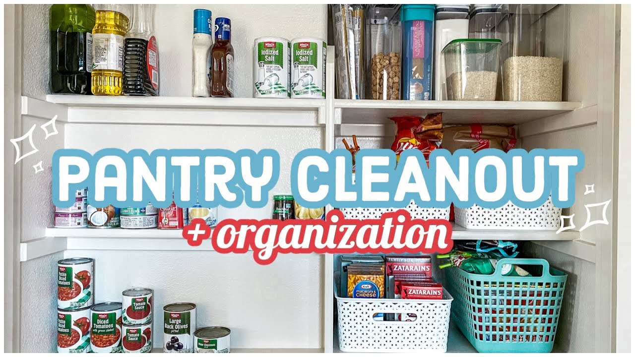 PANTRY CLEANOUT AND ORGANIZATION | How to Clean Out Your Pantry - YouTube
