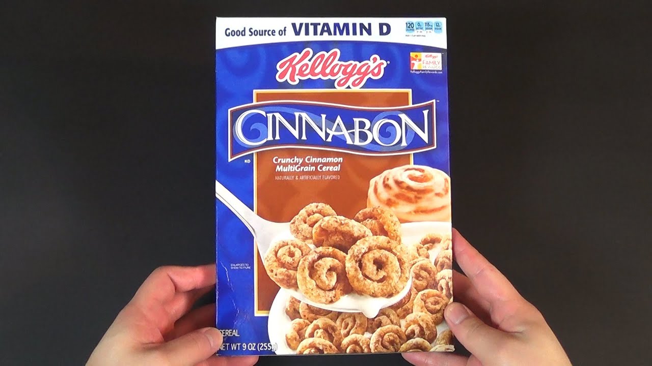Kellogg's - Cinnabon (Crunchy Cinnamon Cereal) - YouTube