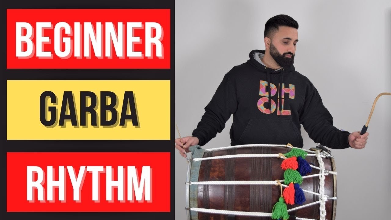 Beginner Garba Rhythm [Simply Dhol #039] - YouTube