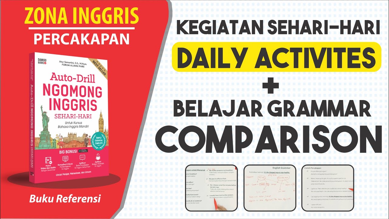 Belajar Bahasa Inggris | Daily Activities (Aktivitas Sehari-hari) dan ...