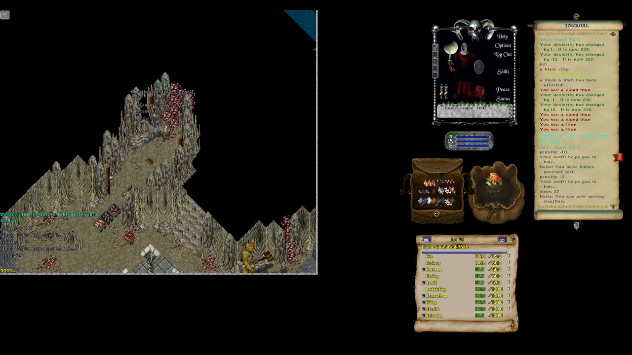 Ultima Online: Endor - City of Lost Angles (Rogue Solo) - YouTube