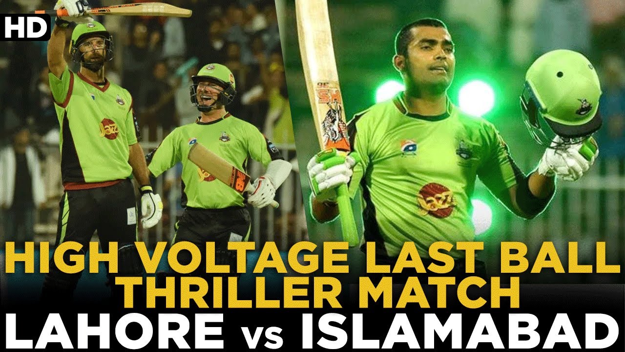Last Ball Thriller Match in PSL | Lahore Qalandars vs Islamabad United ...