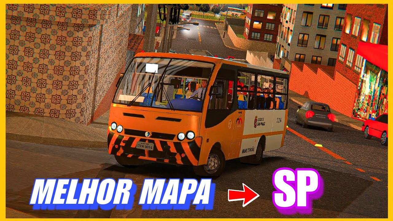 🟡 proton bus simulator - MELHOR MAPA! DA CIDADE DE SP! - G27 - YouTube