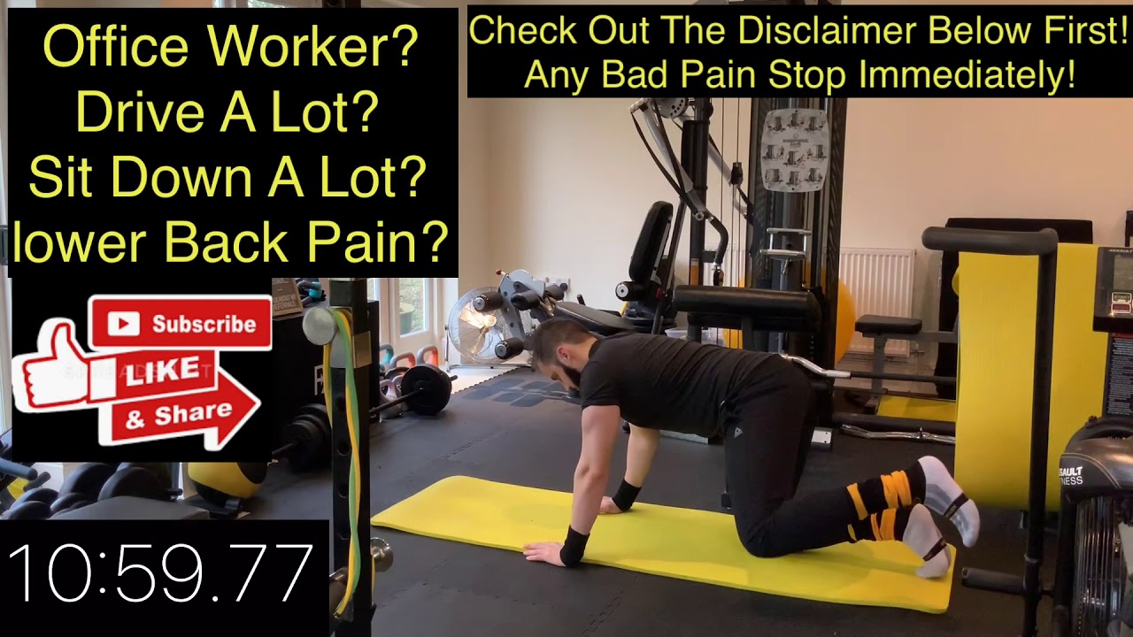 OFFICE WORKER? LOWER BACK PAIN? TRY THIS - Lower Back Stretching And ...