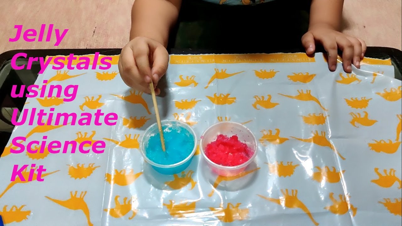 Jelly Crystals using Ultimate Science Kit - YouTube