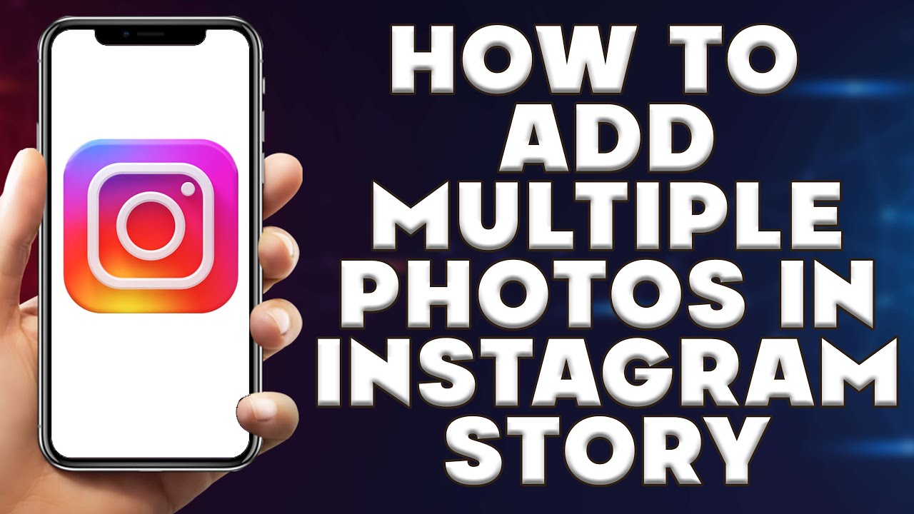 How to Add Multiple Photos in Instagram Story | Add Multiple Photos to ...