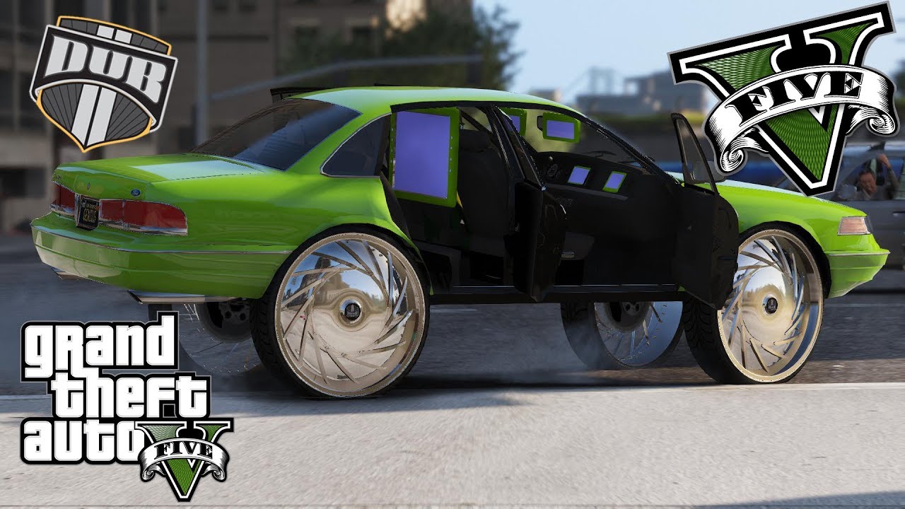 GTA 5 ShortFilms | 1996 Ford CrownVic on 32-inch DubWheel Floaters with ...