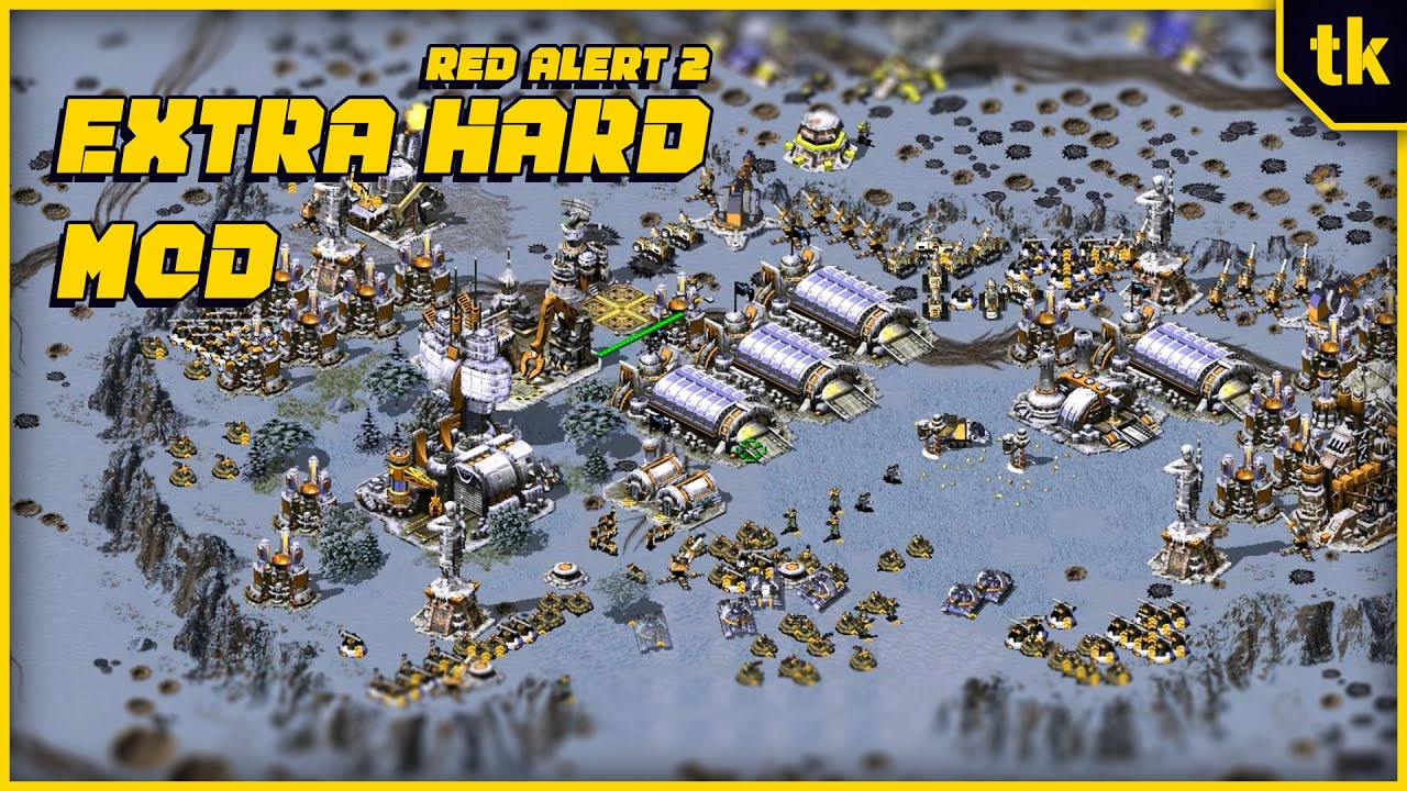 Red Alert 2 | Extra Hard Mod | Fortress on the Frozen Cliff! - YouTube