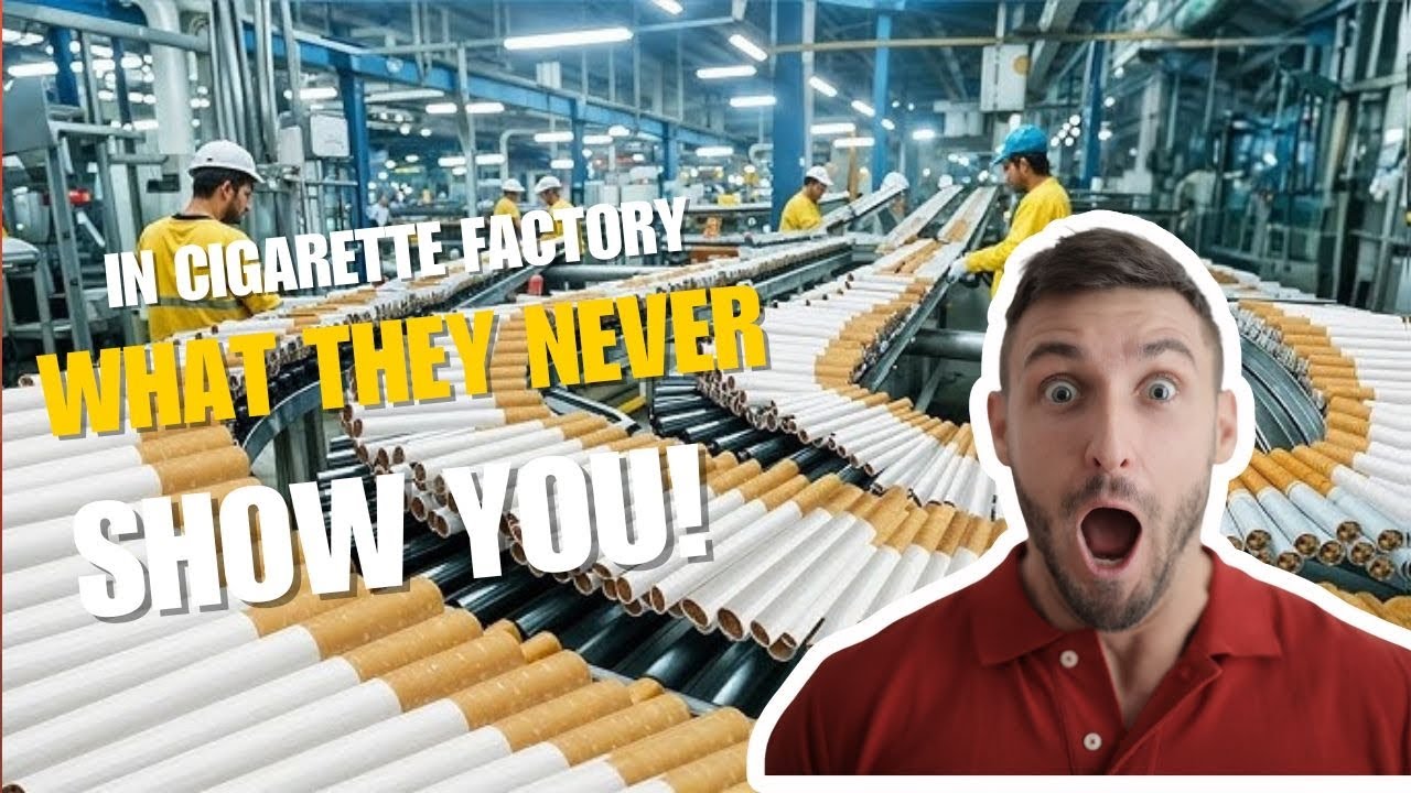 How Cigarettes Are Made in Factory | Full Production Line Processes ...