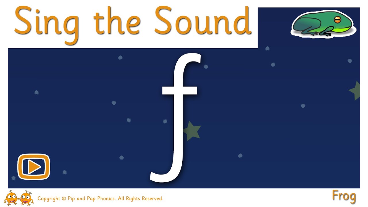 Sing the Sound | /f/ for frogs | Pip and Pap Phonics - YouTube