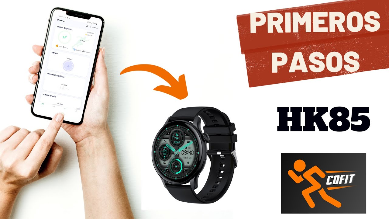 🤓 Tutorial en español como vincular y conectar HK85 [AMOLED] 2023 - App ...