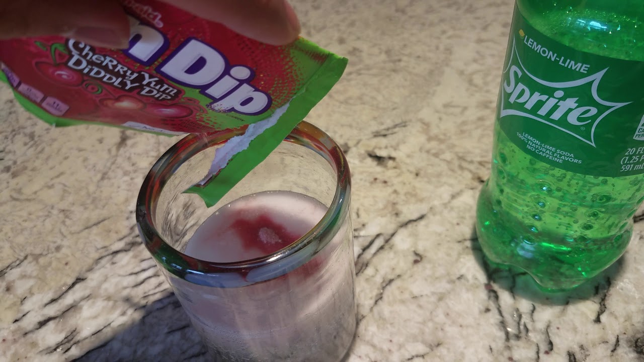 Fun Dip With Sprite Experiment - YouTube