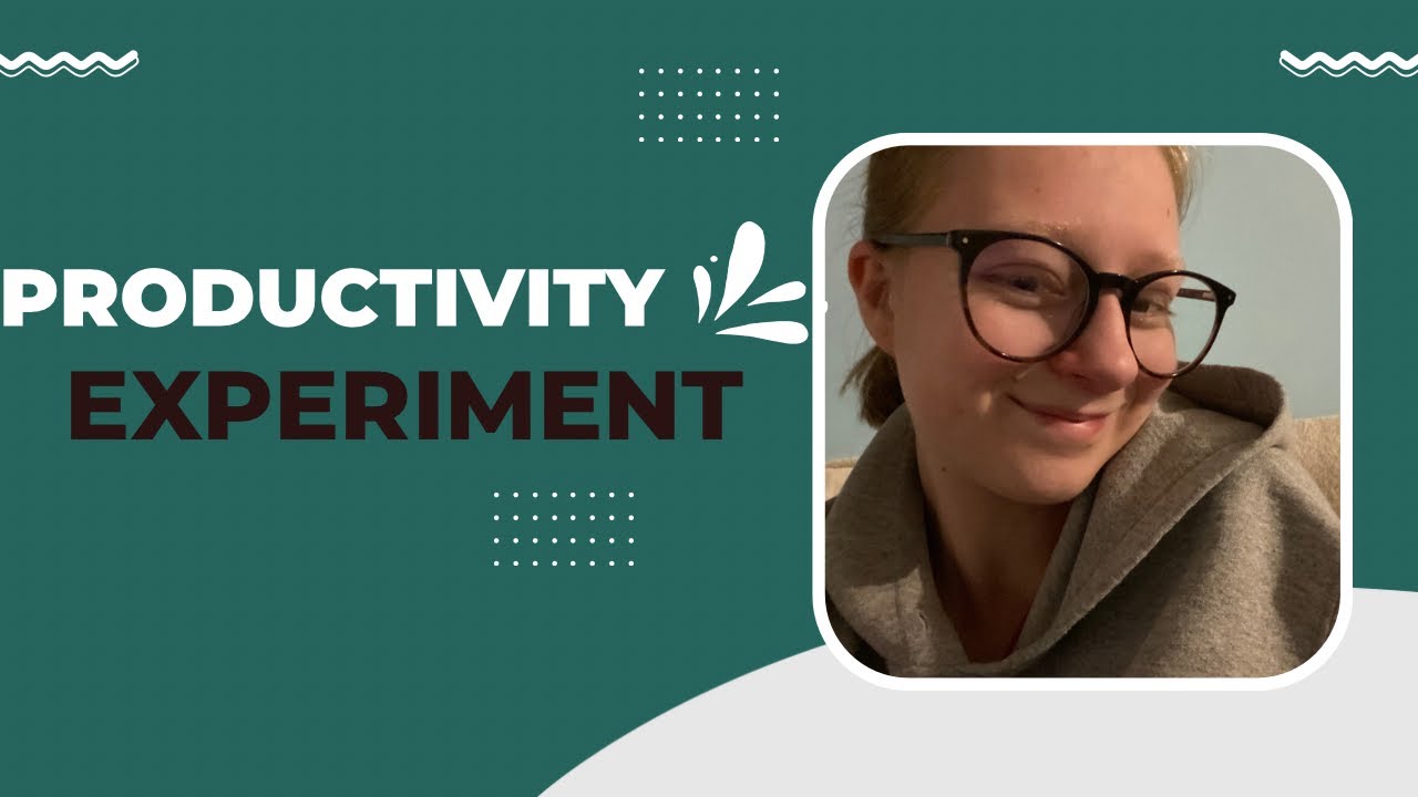 Productivity routine experiment // writer vlog - YouTube