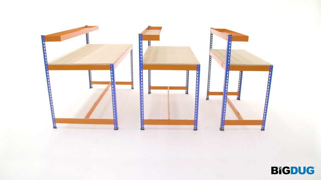 BiG400 Industrial Workstation with 3 Levels - BiGDUG - YouTube