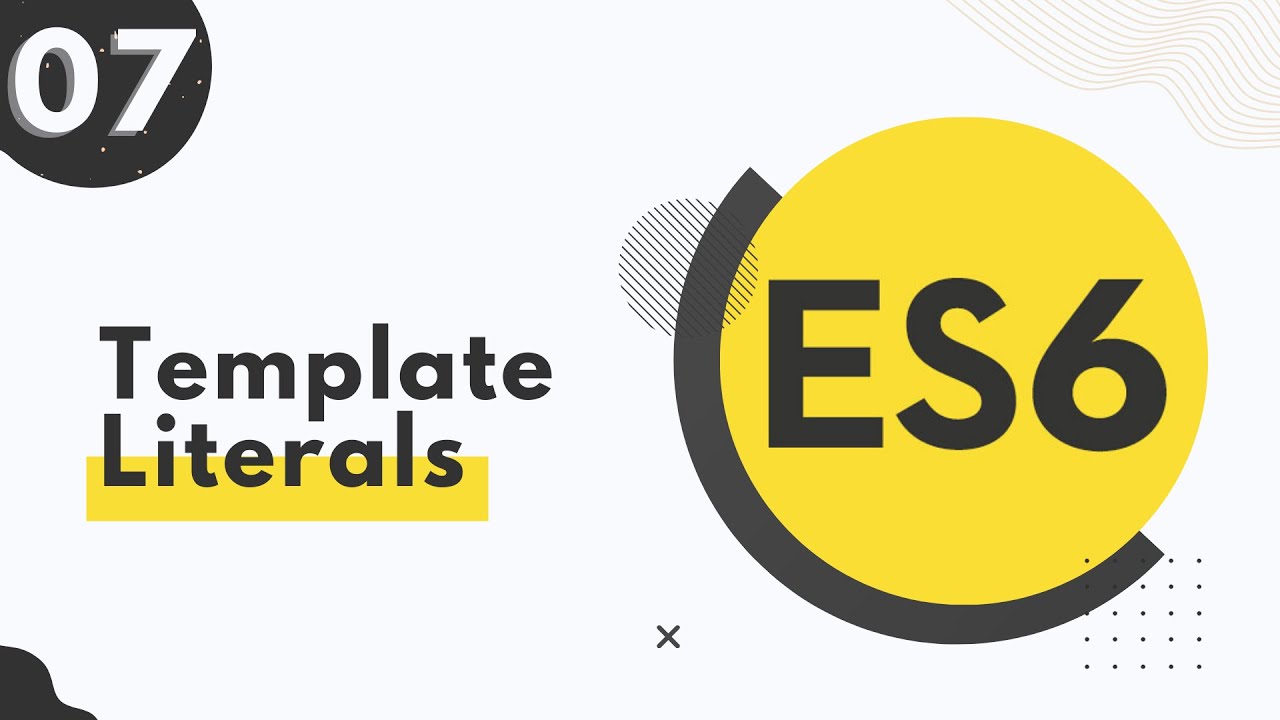 7 Es6 Template Literals Template Strings In Es6 Javascript Bangla 2180